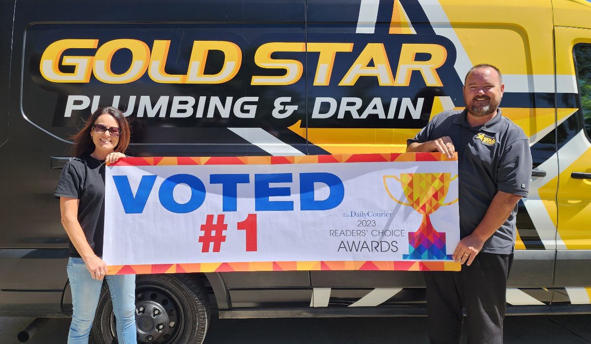 Gold Star Plumbing & Drain Named Best Plumber for 2023 in Readers ...